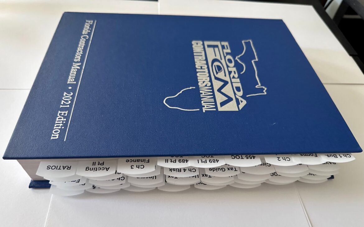 Florida Contractor’s Manual, 2021 for State Exams TABBED – License Exam ...